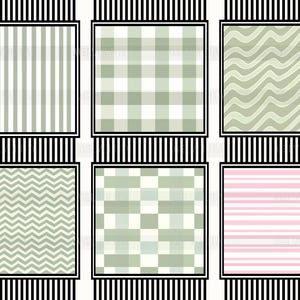 Pastel Digital Paper Set, Seamless Pattern, Pastel Patterns, Printable ...