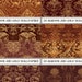 Vintage Digital Paper Set, Seamless Pattern, Red and Gold Patterns ...