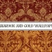 Vintage Digital Paper Set, Seamless Pattern, Red and Gold Patterns ...
