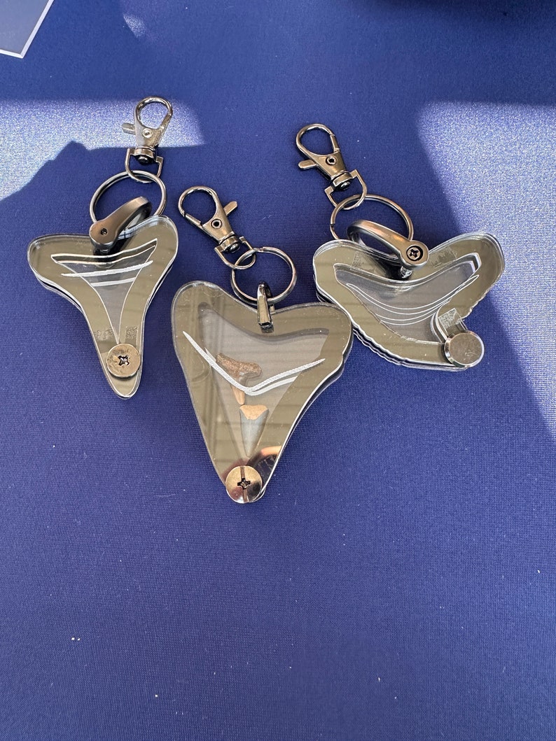 Shark Tooth Keychain - Etsy