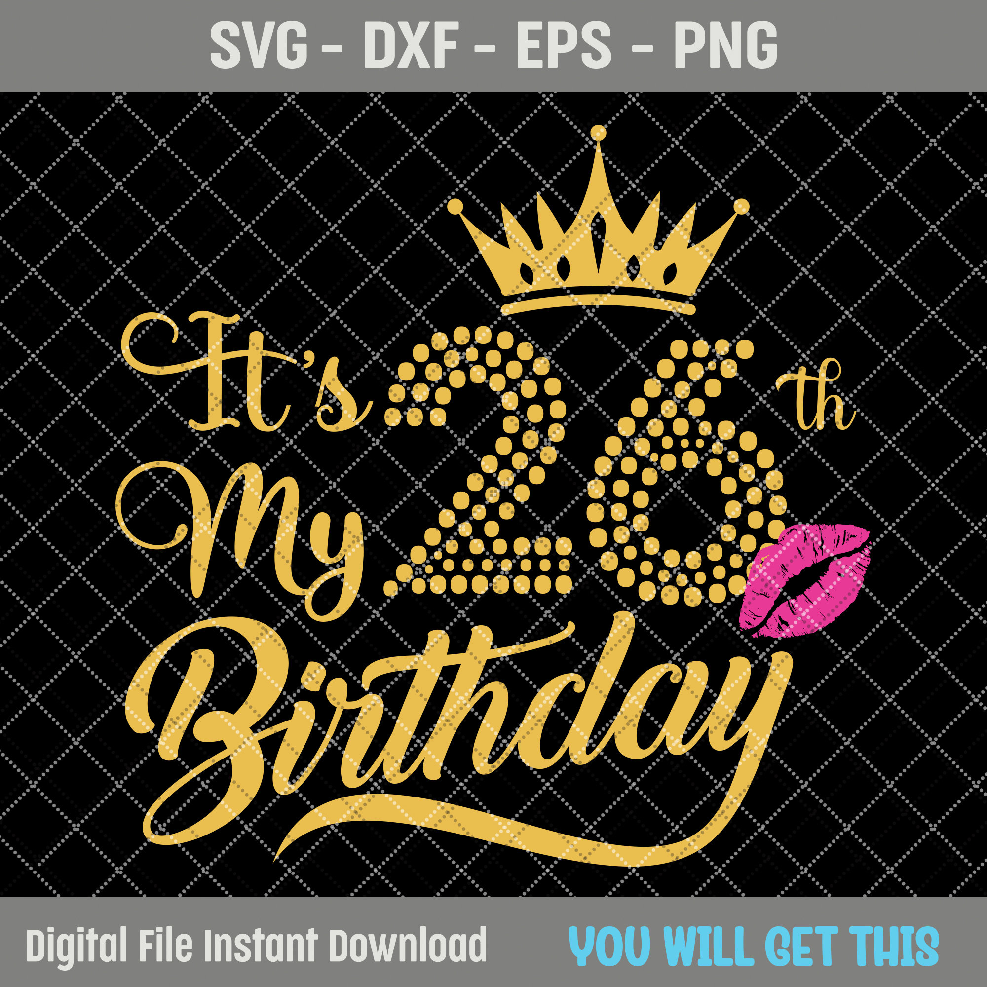 It's My 26 Birthday Shirt Svg, My 26th Birthday SVG, 26 Birthday Girl ...