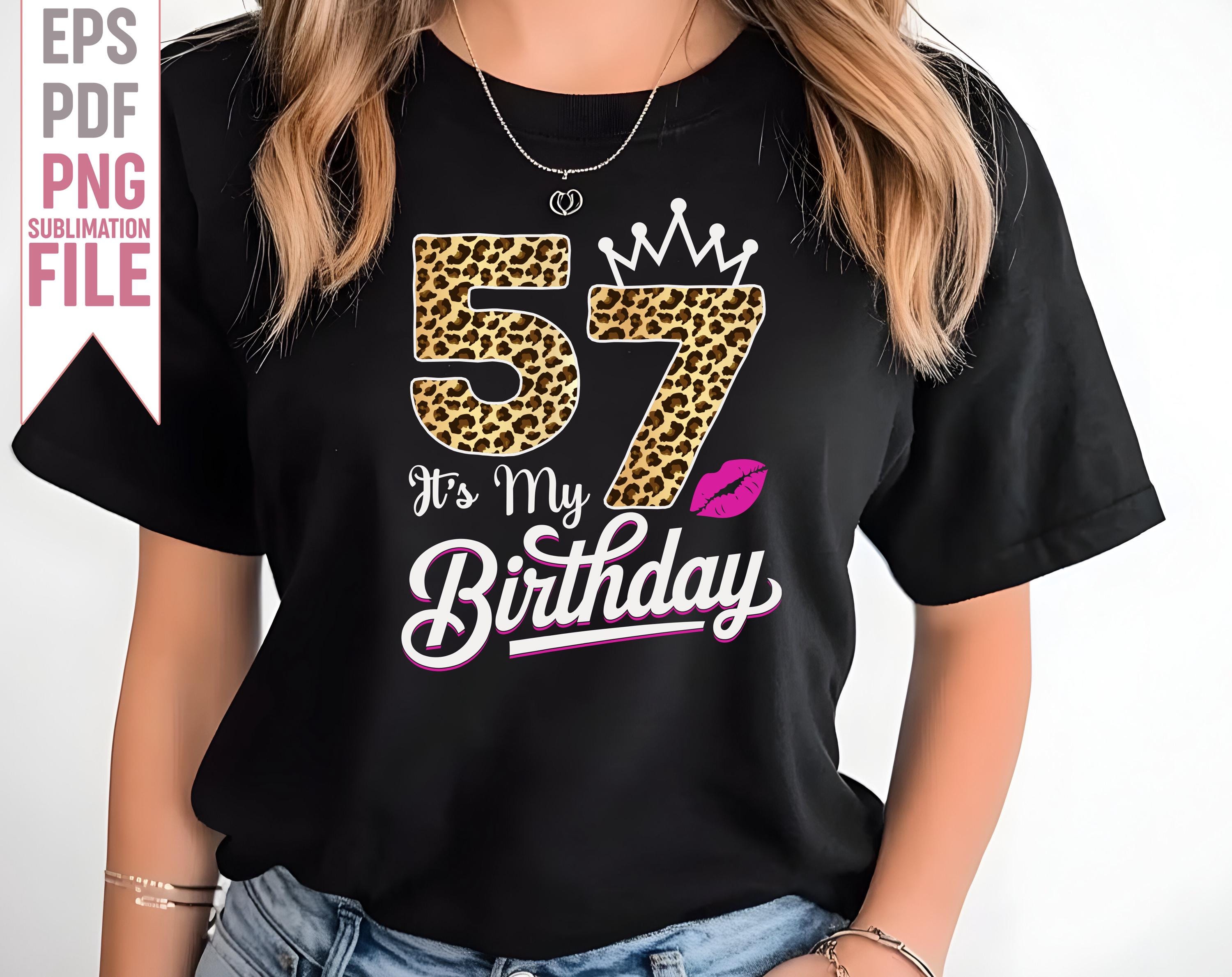 It's My 57th Birthday Leopard, 57 Years Old Leopard Birthday, Birthday ...