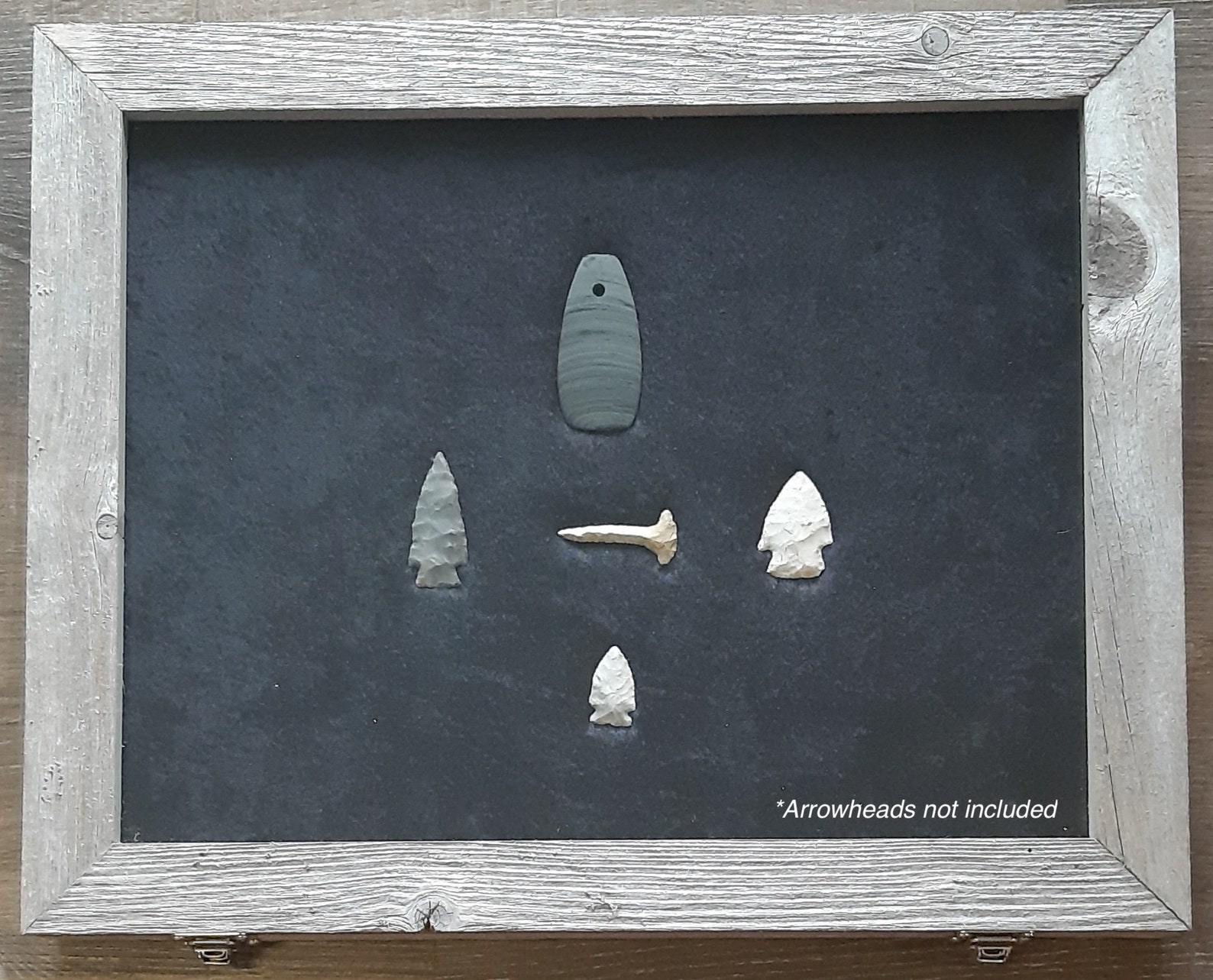Wooden Display Case - Grey, Barn Wood Frame - Etsy