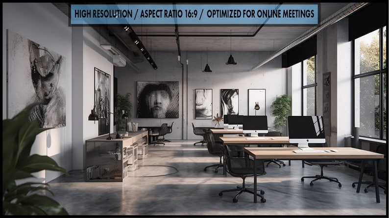 Zoom Virtual Backgrounds Backdrop Office Background Microsoft Teams Facebook Webex Skype Google ...