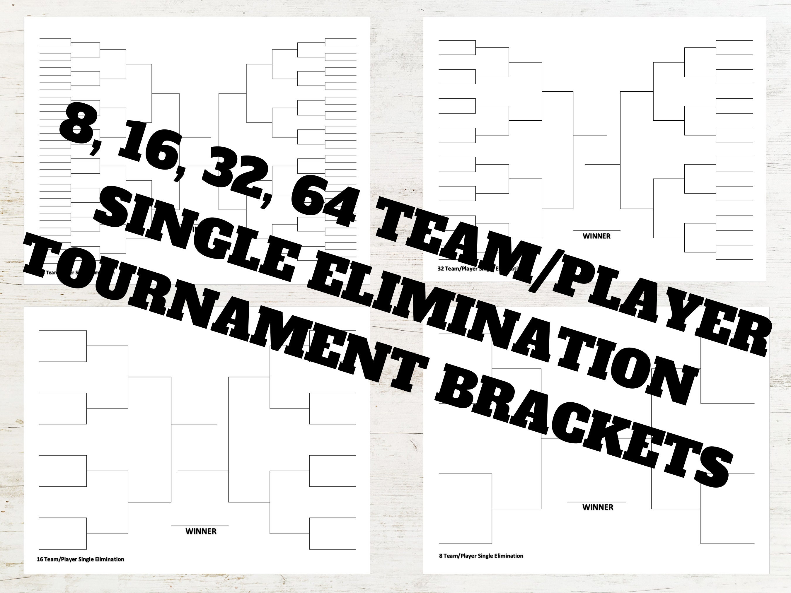 16 Team Bracket With Consolation