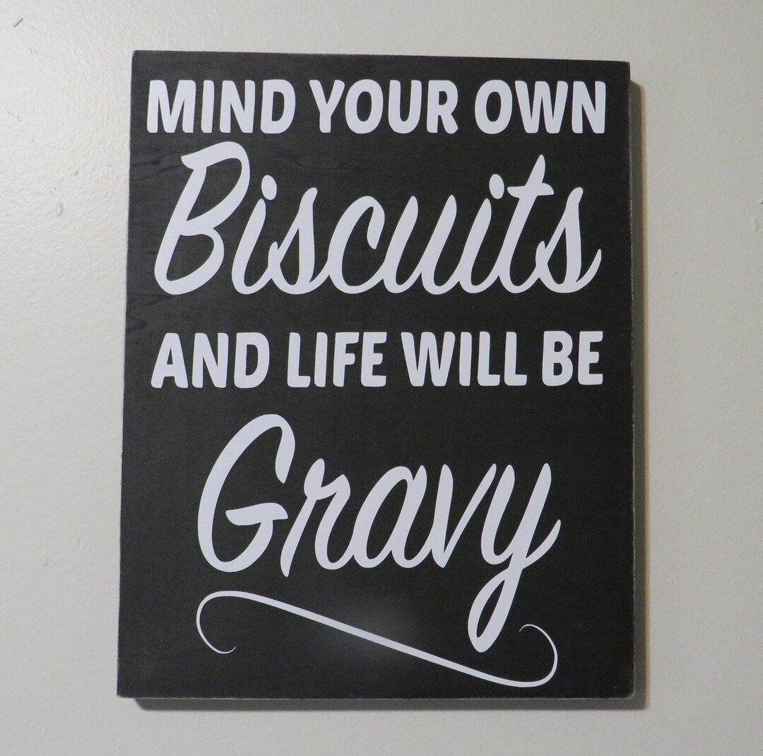 Biscuits & Gravy 11 X 14 Wood Sign Farmhouse Decor - Etsy