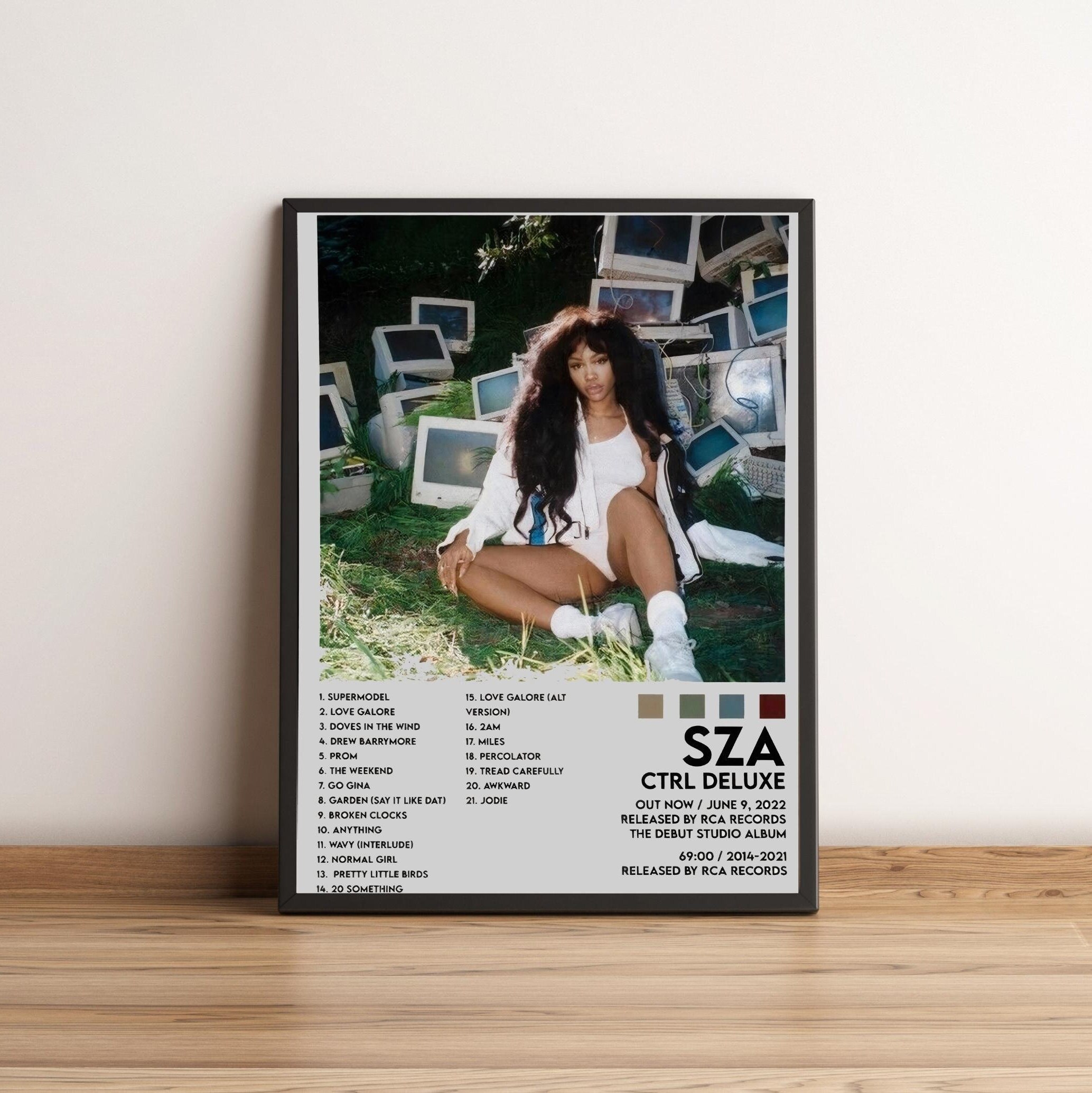 SZA CTRL Poster, CTRL Album Cover Poster, Sza Wall Art, Sza Art Print, Sza Wall Decor, Sza Fan ...