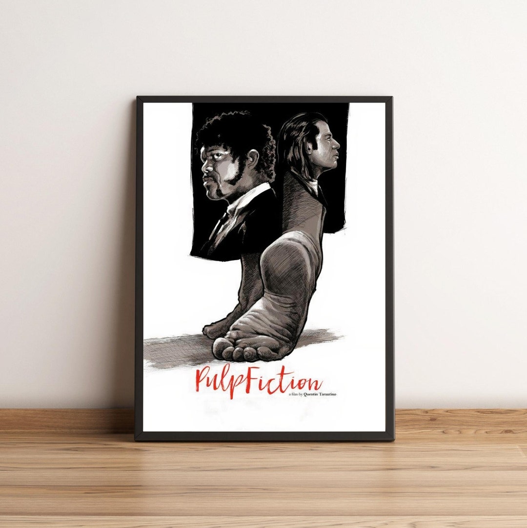Pulp Fiction Movie Poster, Pulp Fiction Poster, Retro Modern Poster ...
