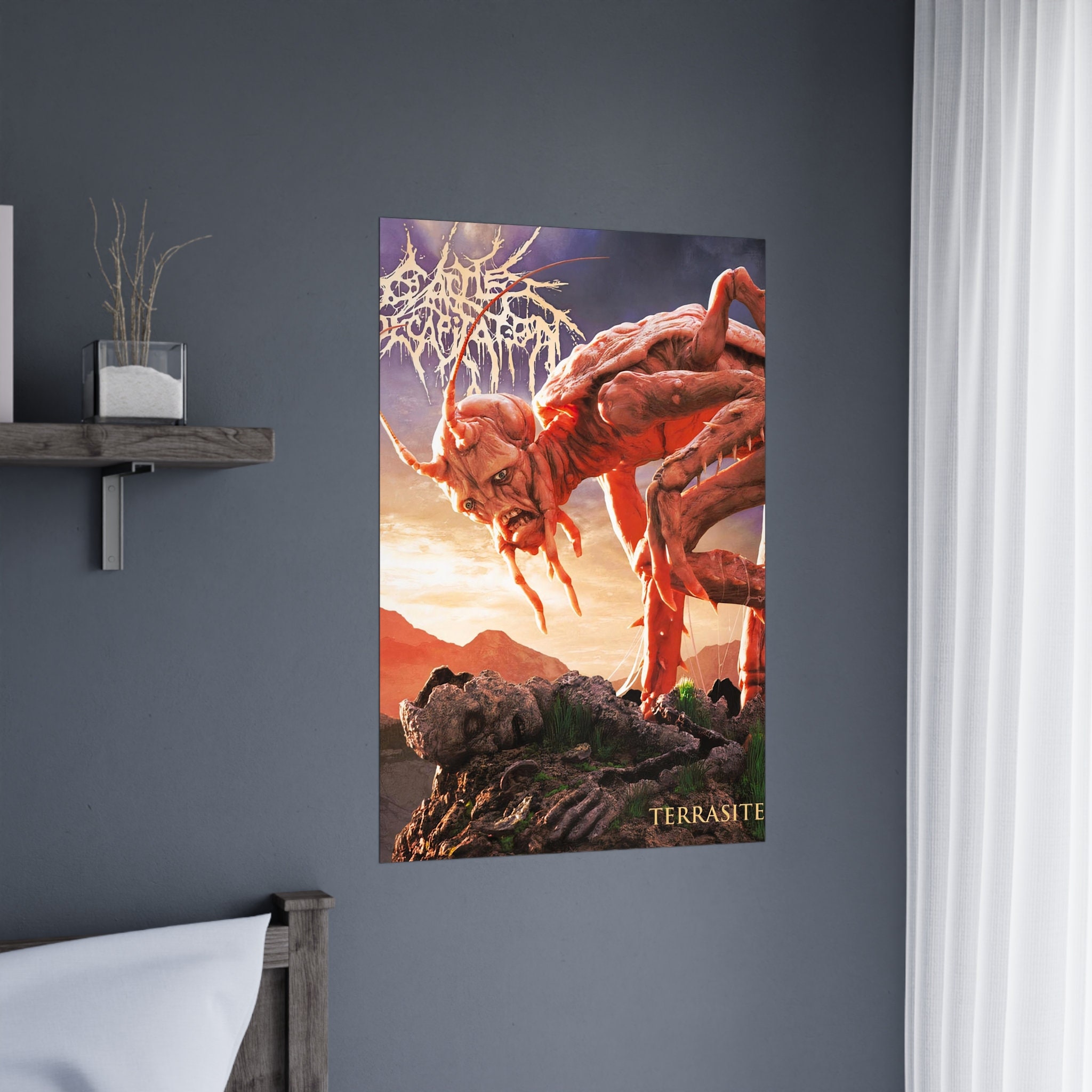 Cattle Decapitation Terrasite Album Cover Poster Designed & Sold By ...