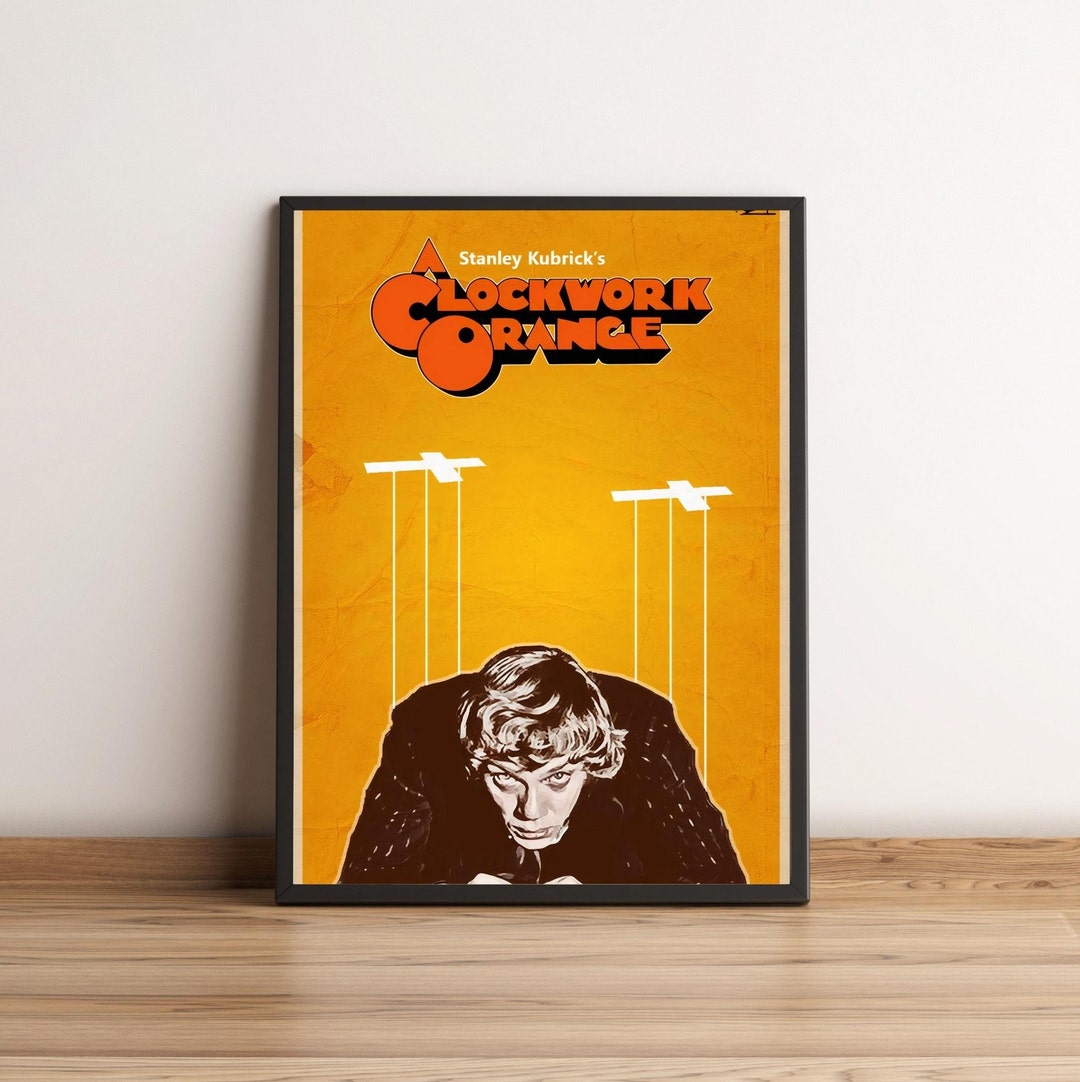 Clockwork Orange Poster, Retro-vintage Poster, Movie Poster, Retro ...