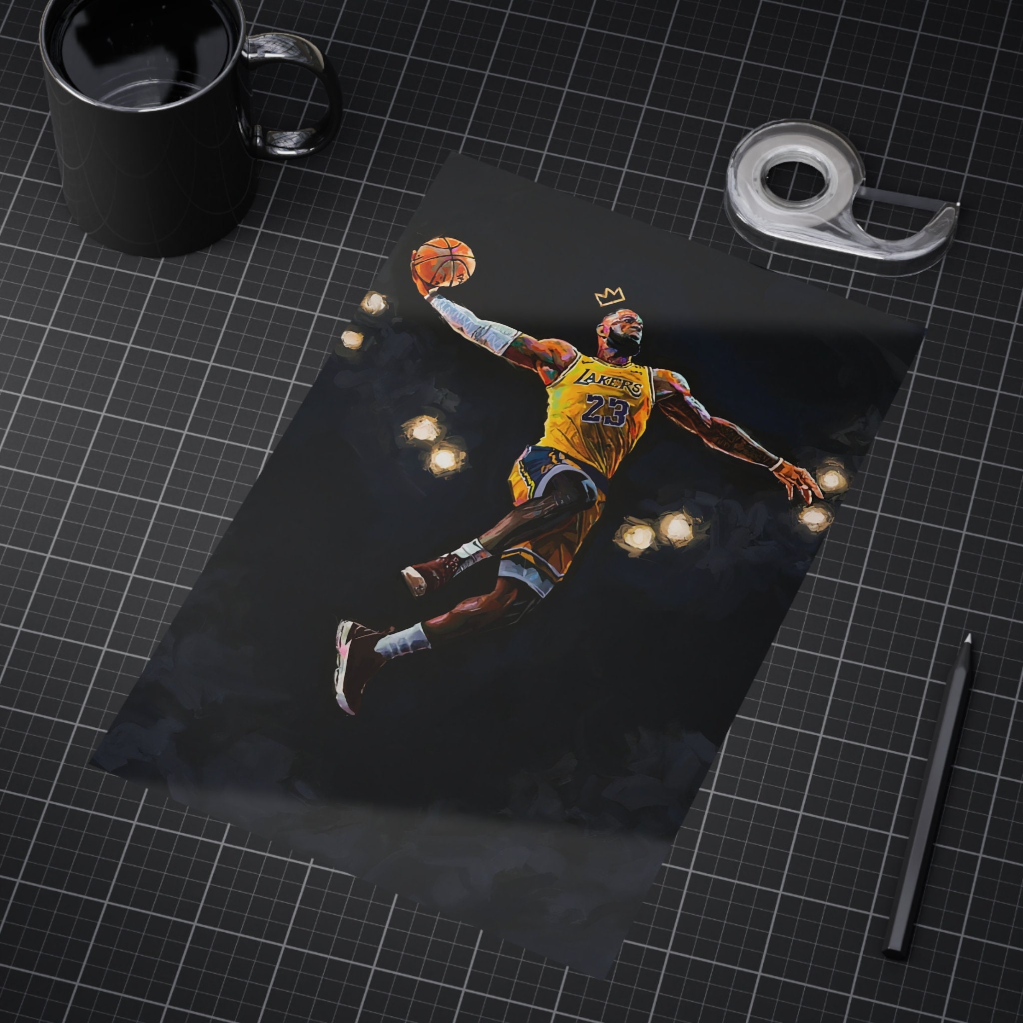 Lebron James Poster, Lebron James Wall Art, Lebron Art Print sold by ...