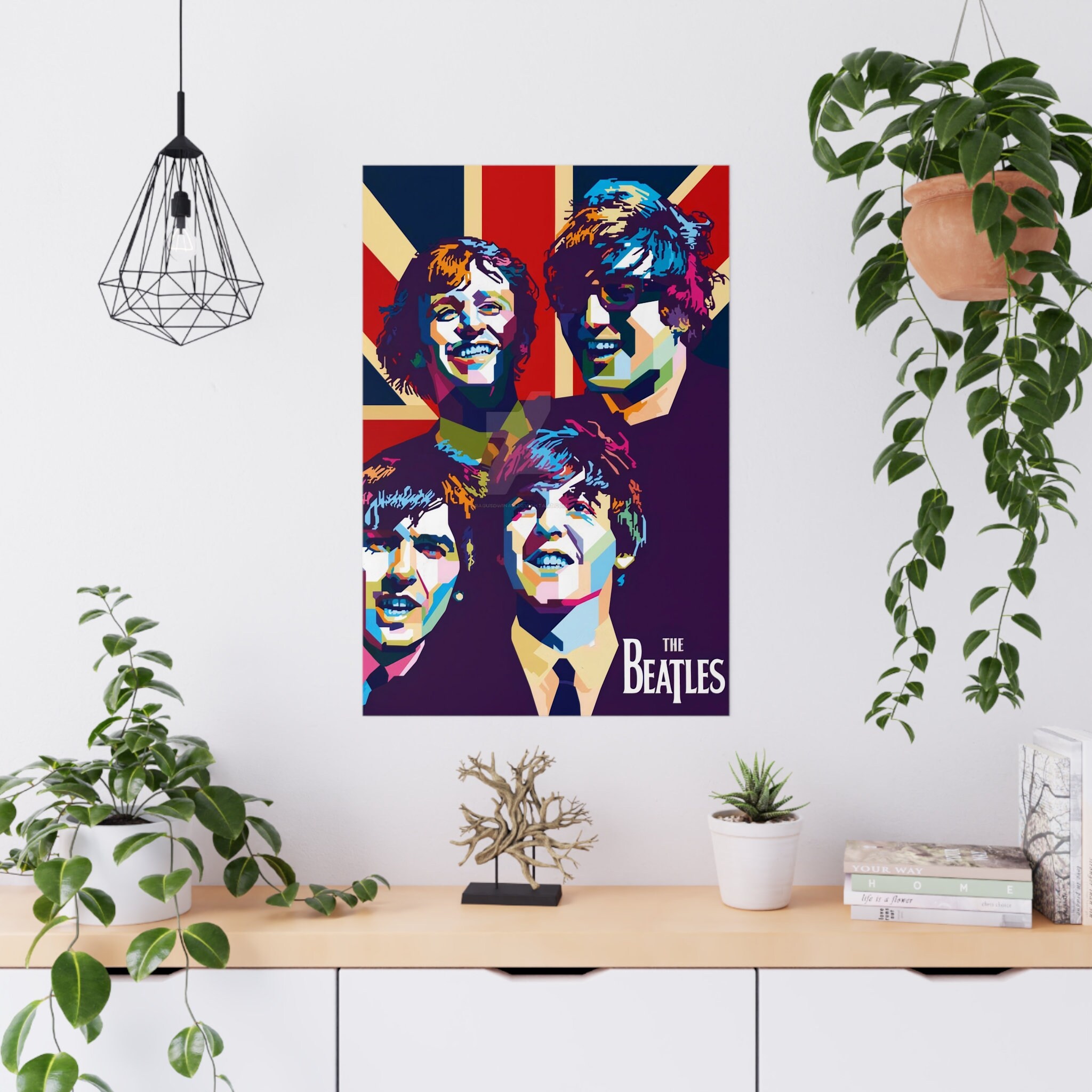 The Beatles Poster the Beatles Art Print Fan Poster Gift - Etsy