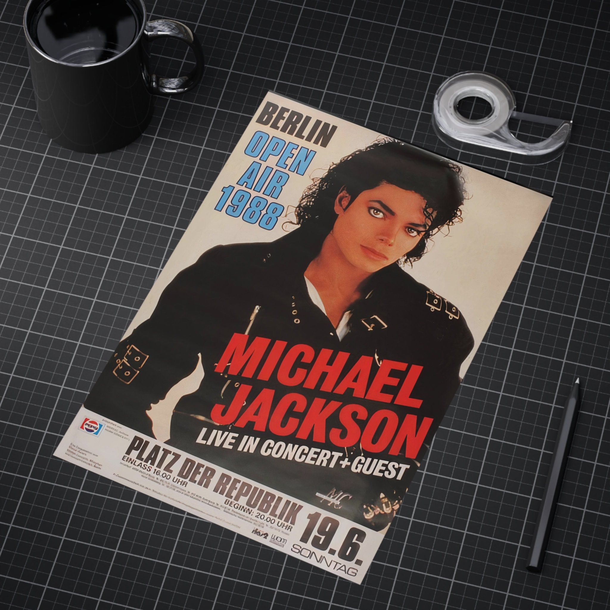 Michael Jackson Poster Michael Jackson Tour Poster Retro - Etsy