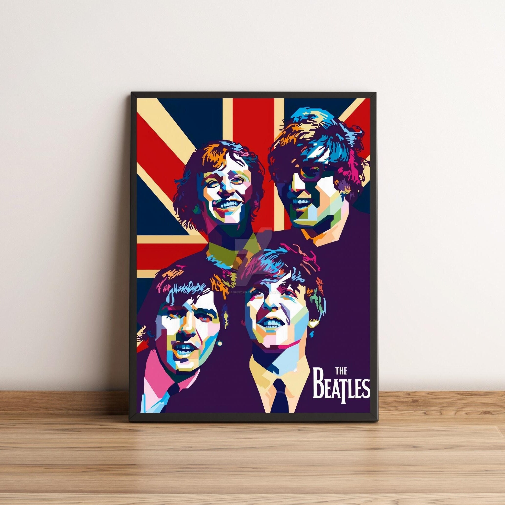 The Beatles Poster the Beatles Art Print Fan Poster Gift - Etsy