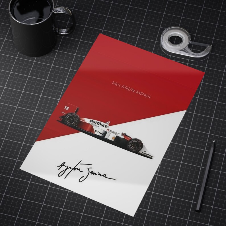 Ayrton Senna Poster F1 Racing Poster Canvas Print F1 Wall - Etsy