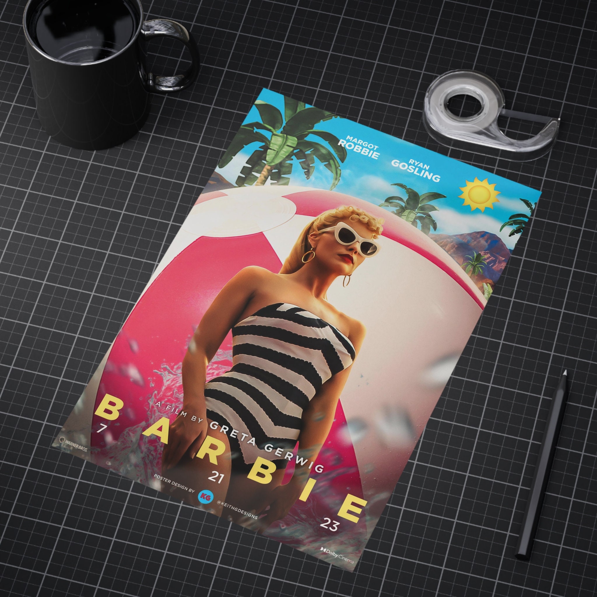 Barbie Film 2023 Filmplakat, Poster