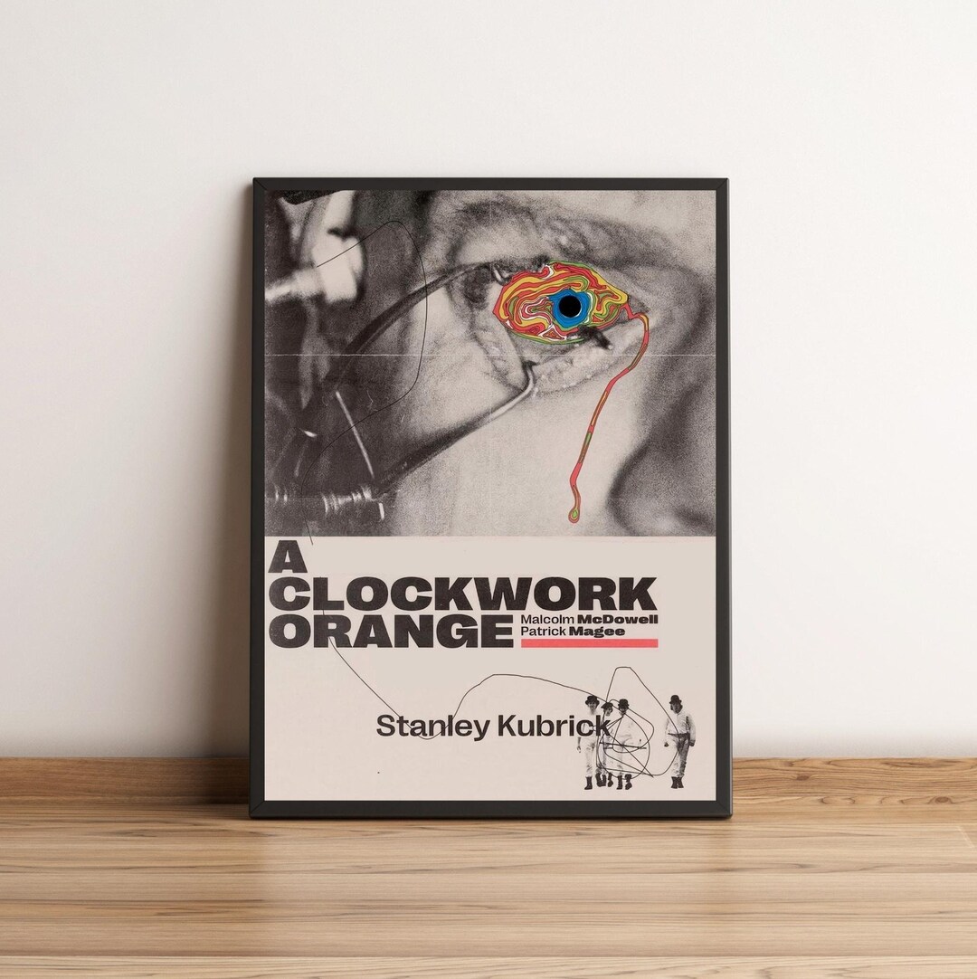 Clockwork Orange Poster Retro-vintage Poster Movie Poster - Etsy
