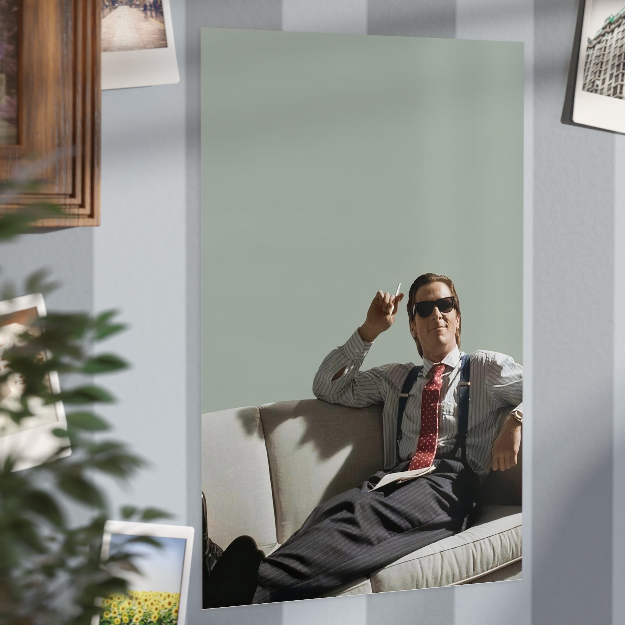 American Psycho Poster, Patrick Bateman Art Print. Vintage Poster ...