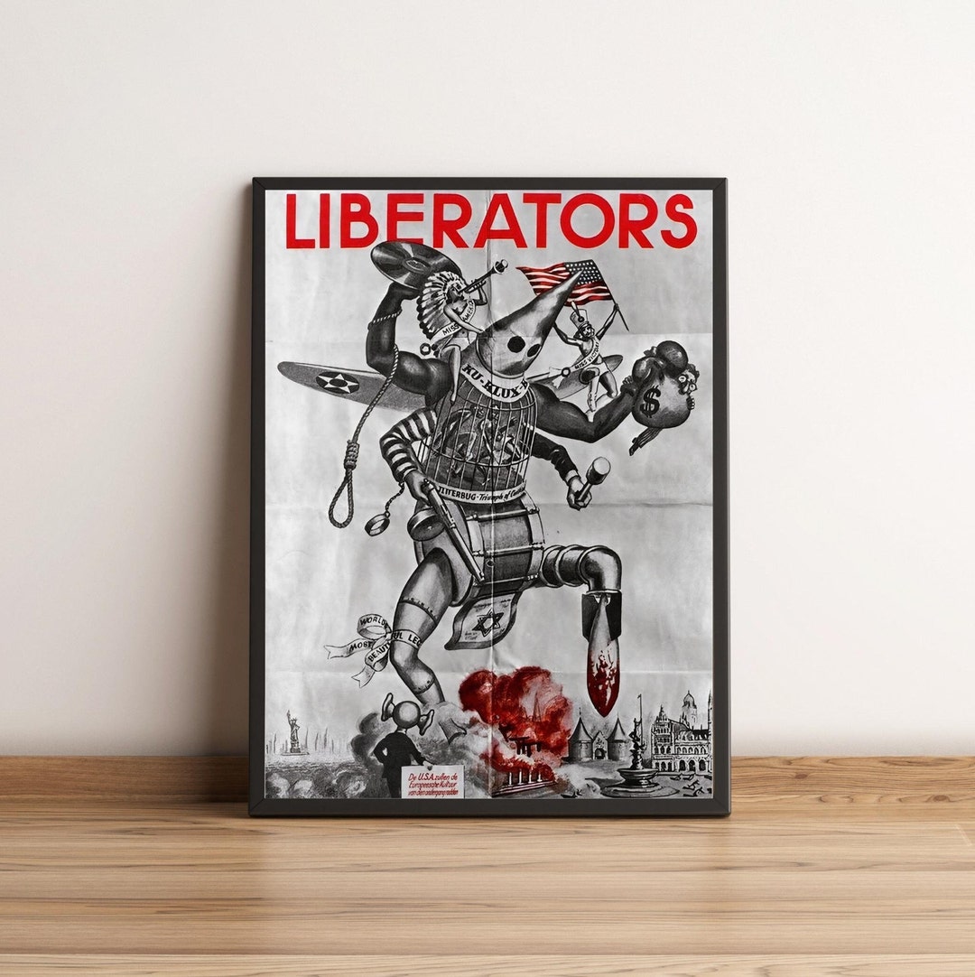 Liberators Poster, Vintage Design Poster, Wall Art, Art Print, Wall ...