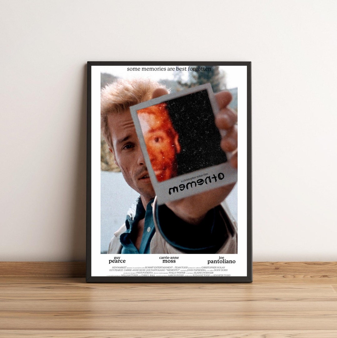 Memento Poster, Memento Wall Art, Wall Hangings, Christopher Nolan ...