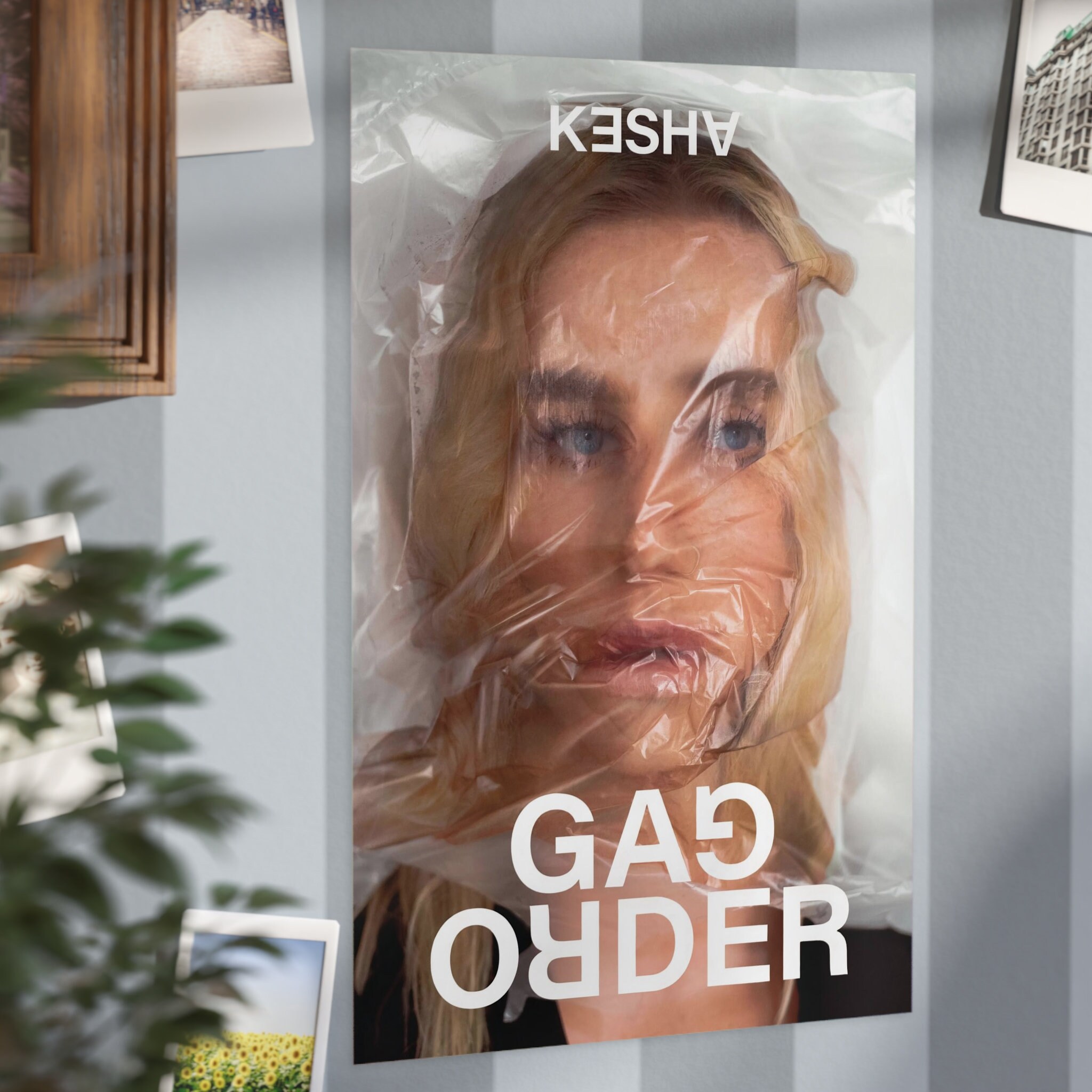 Kesha Gag Order Album Cover Poster, Kesha Wall Art, Wall Hangings, Art ...