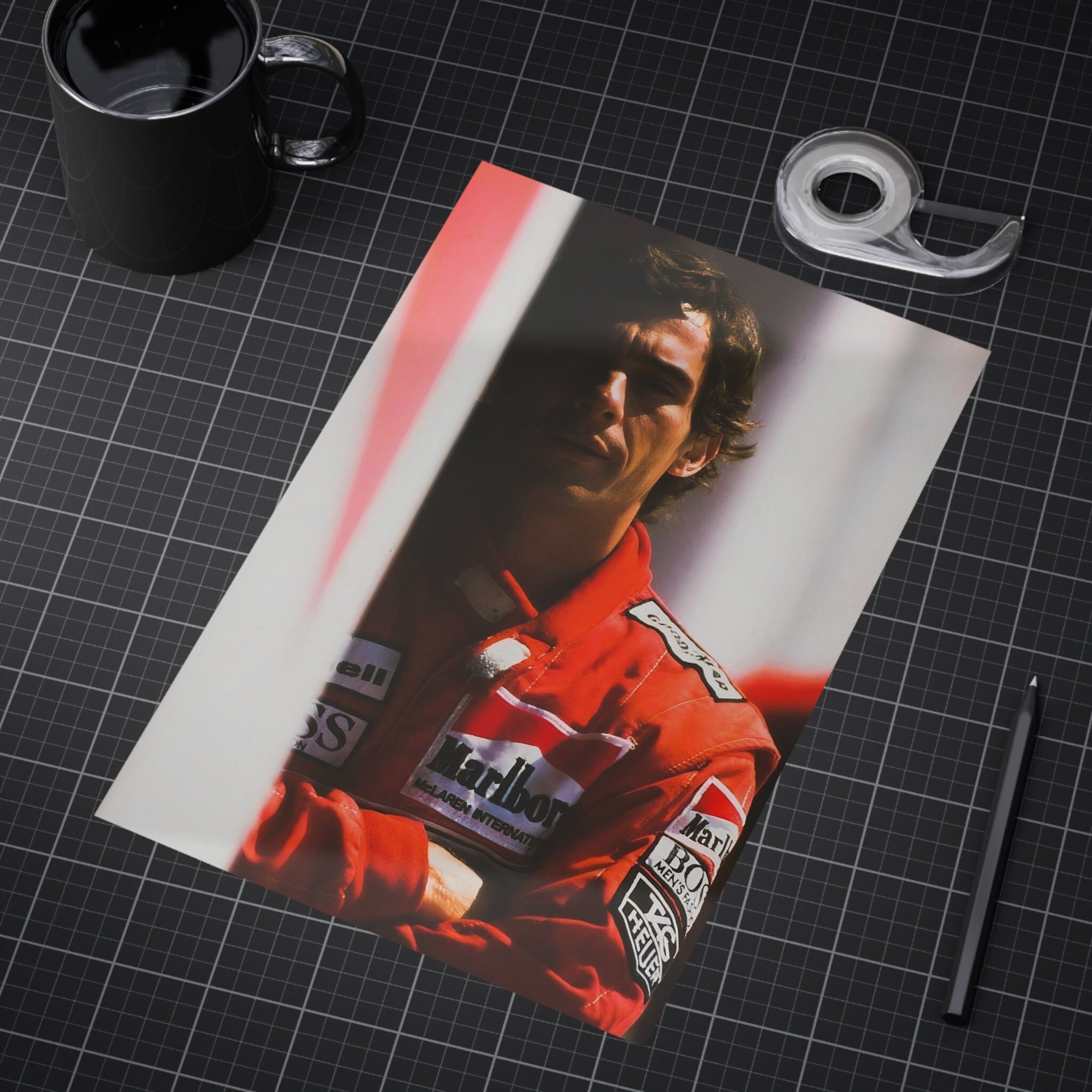 Ayrton Senna Poster, F1 Racing Poster, Canvas Print, F1 Wall Decor ...