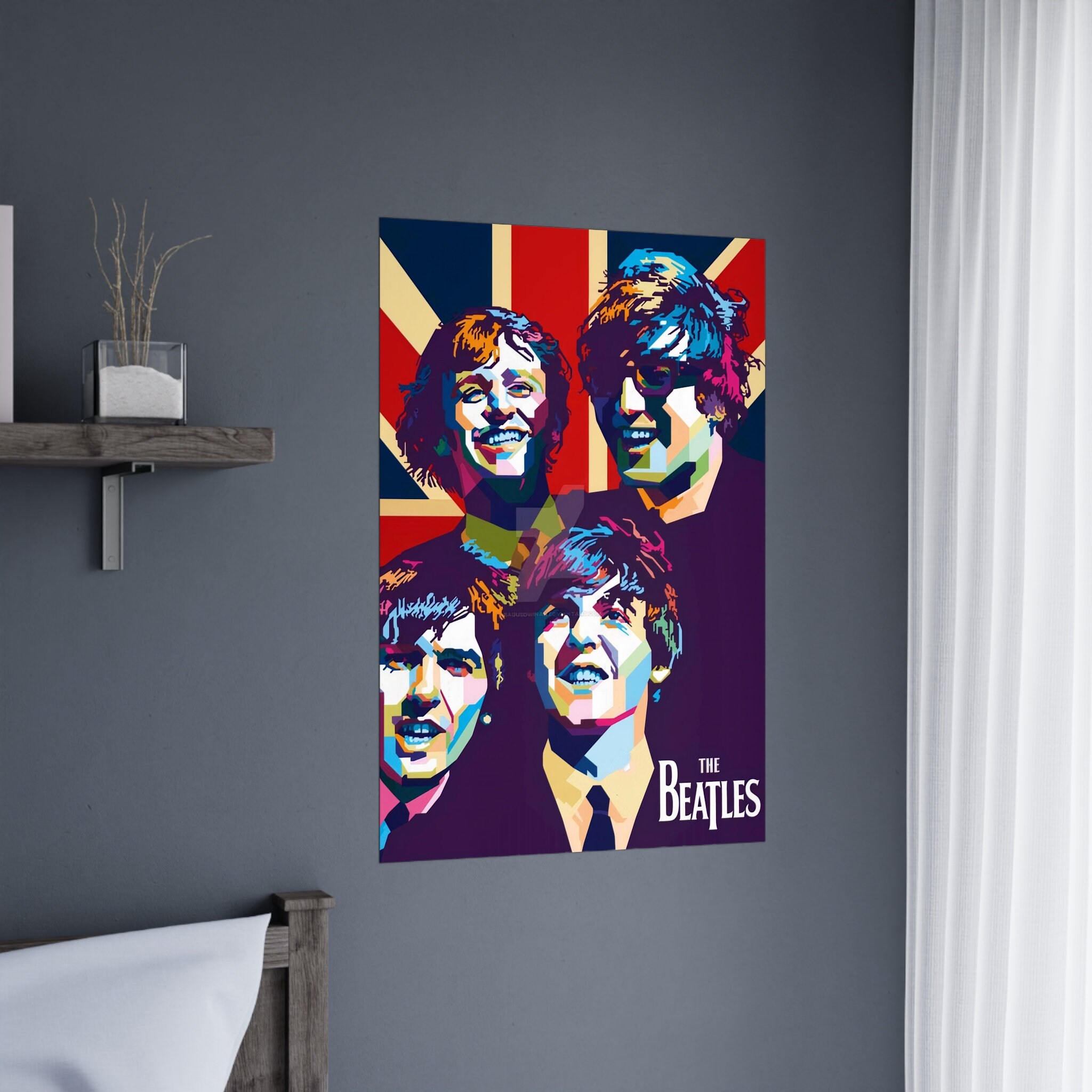 The Beatles Poster the Beatles Art Print Fan Poster Gift - Etsy