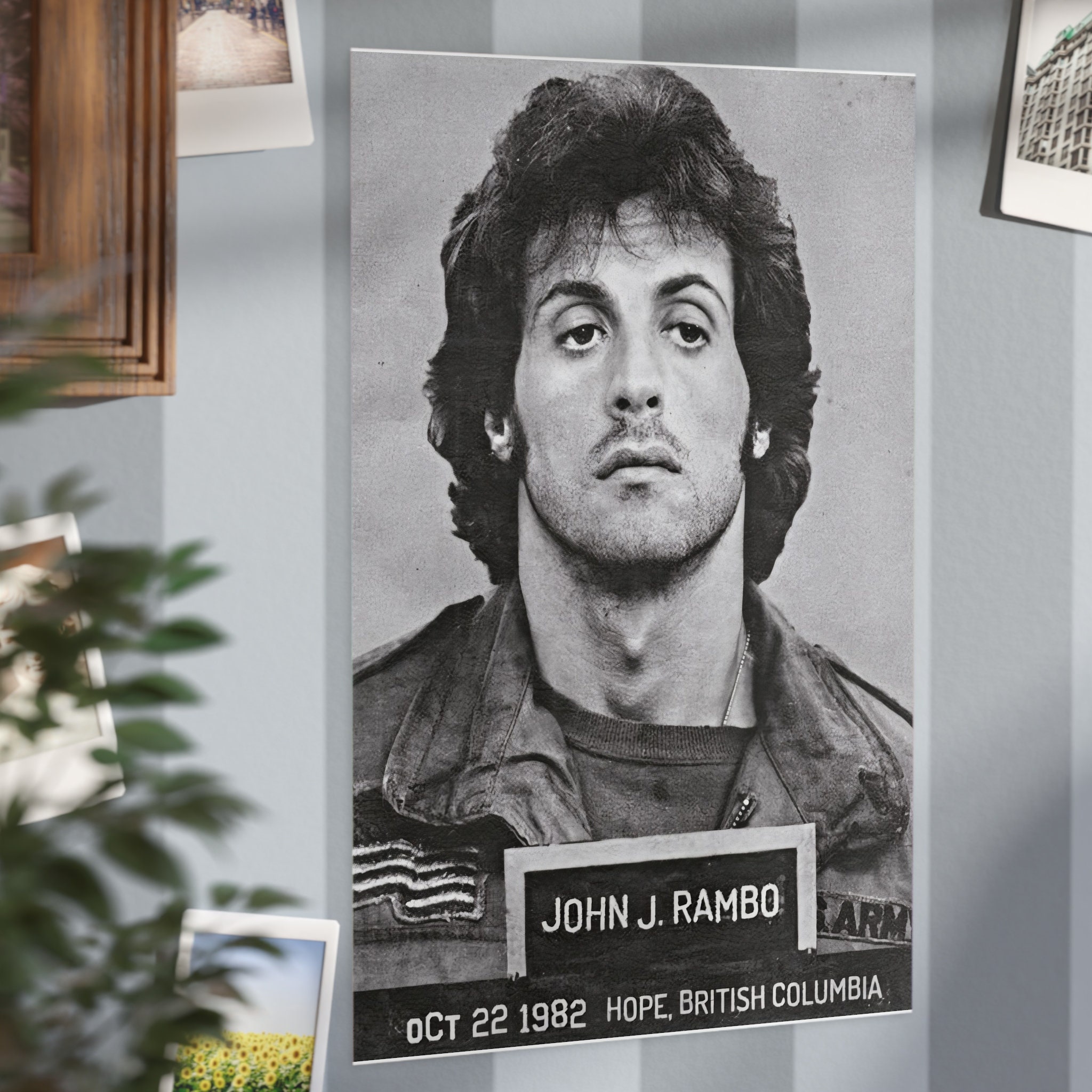 John Rambo Poster Rambo Movie Poster Sylvester Stallone - Etsy Canada