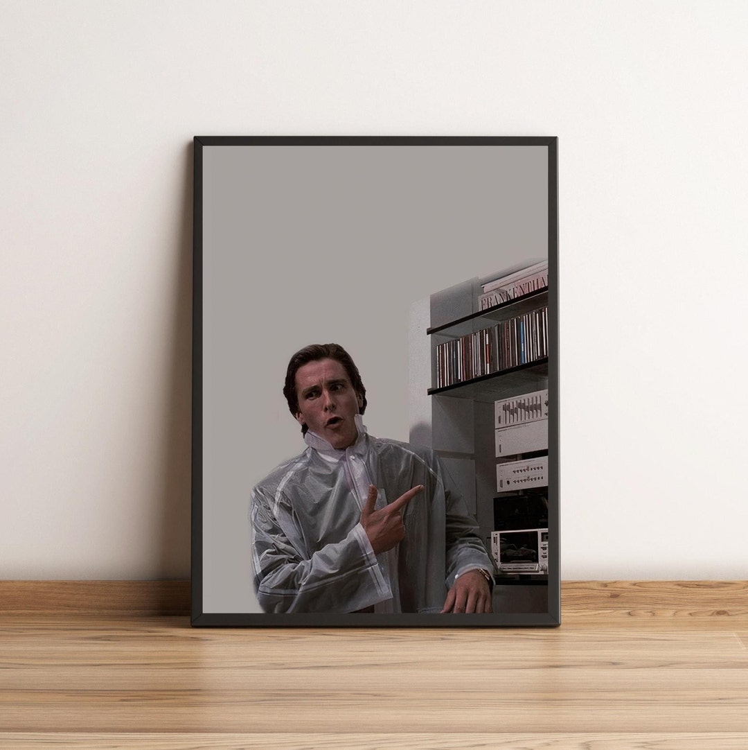 American Psycho Poster, Patrick Bateman Art Print. Vintage Poster ...