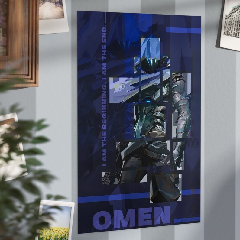 Valorant Omen Poster, Valorant Wall Art, Wall Hangings, Art Print, Omen ...
