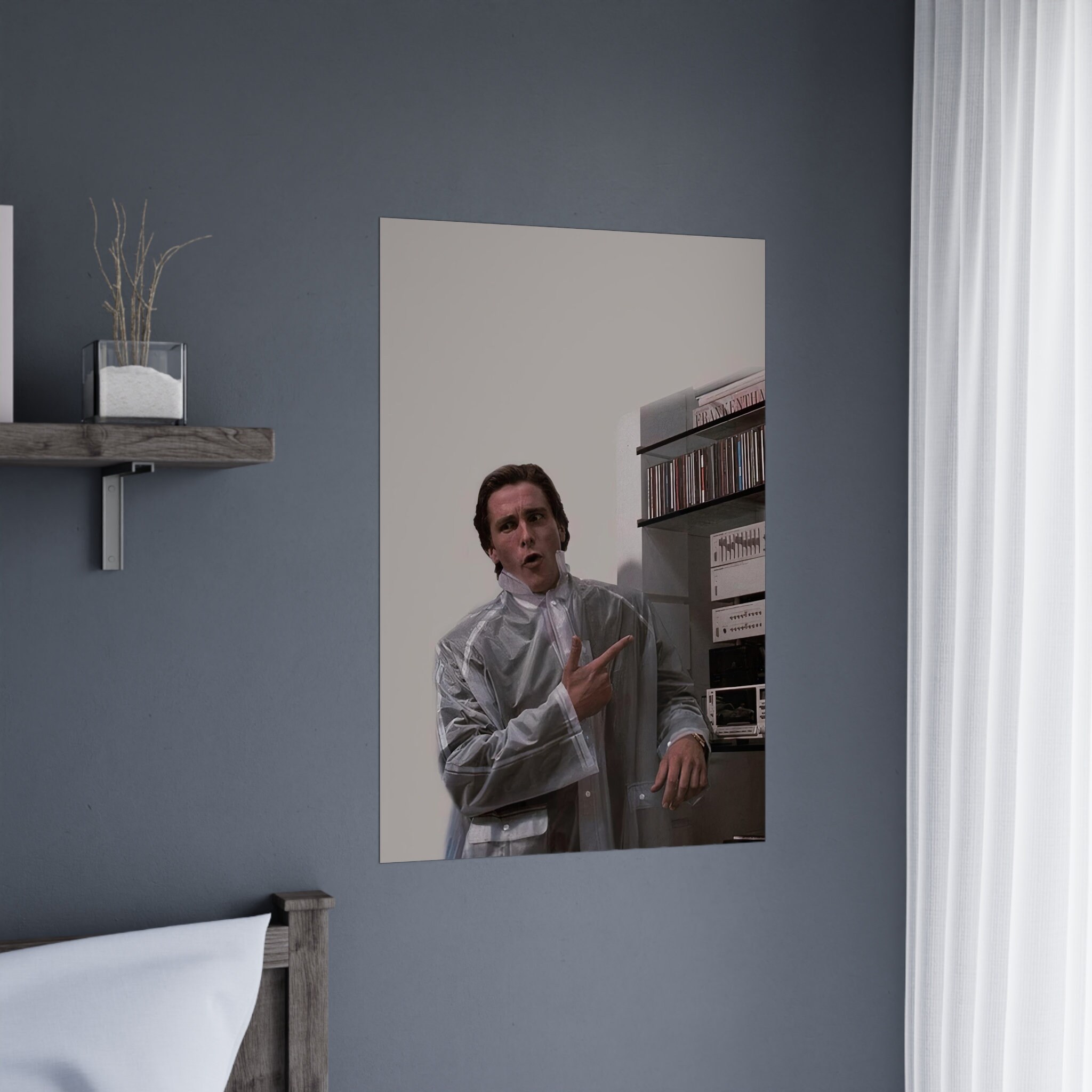 American Psycho Poster, Patrick Bateman Art Print. Vintage Poster ...