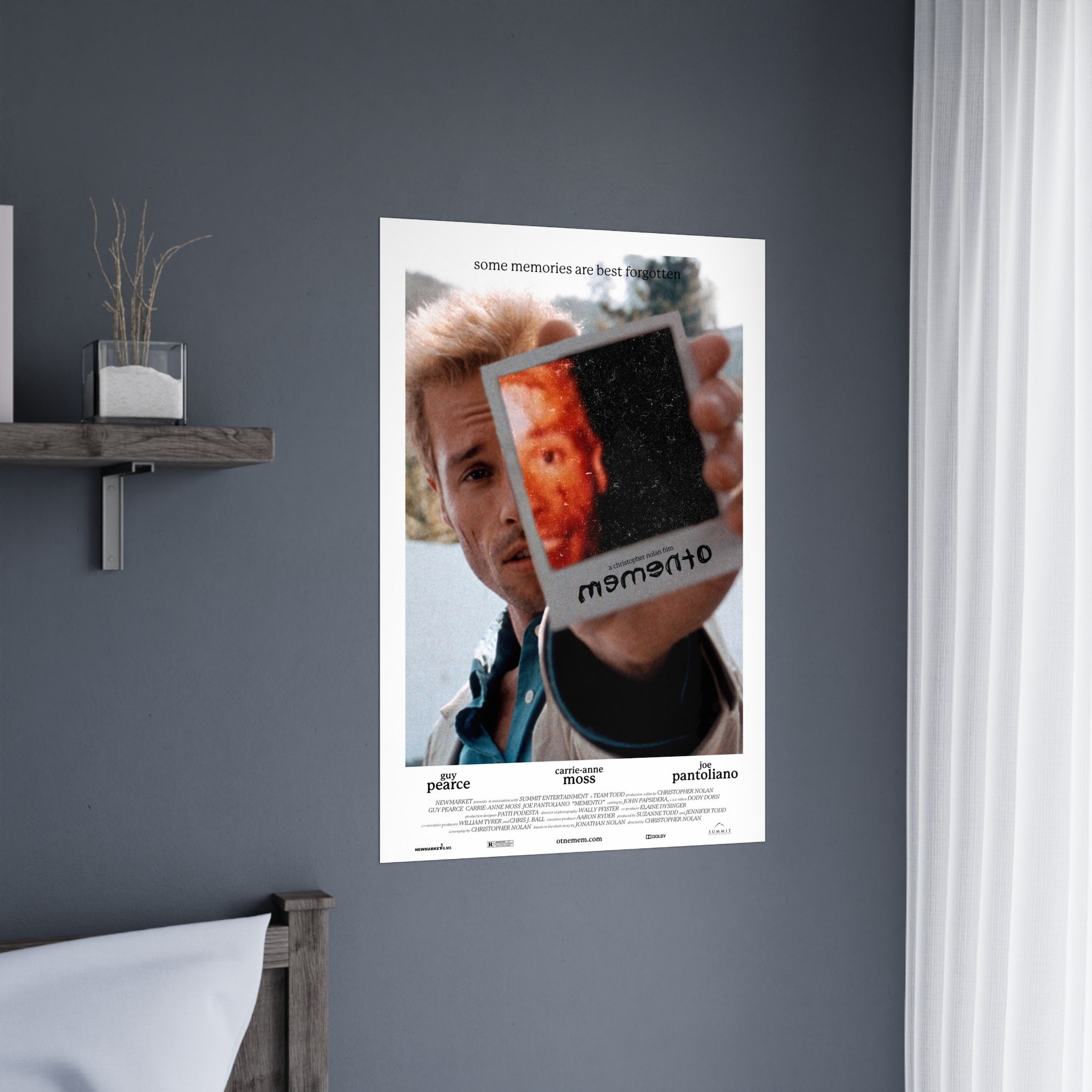 Memento Poster, Memento Wall Art, Wall Hangings, Christopher Nolan ...