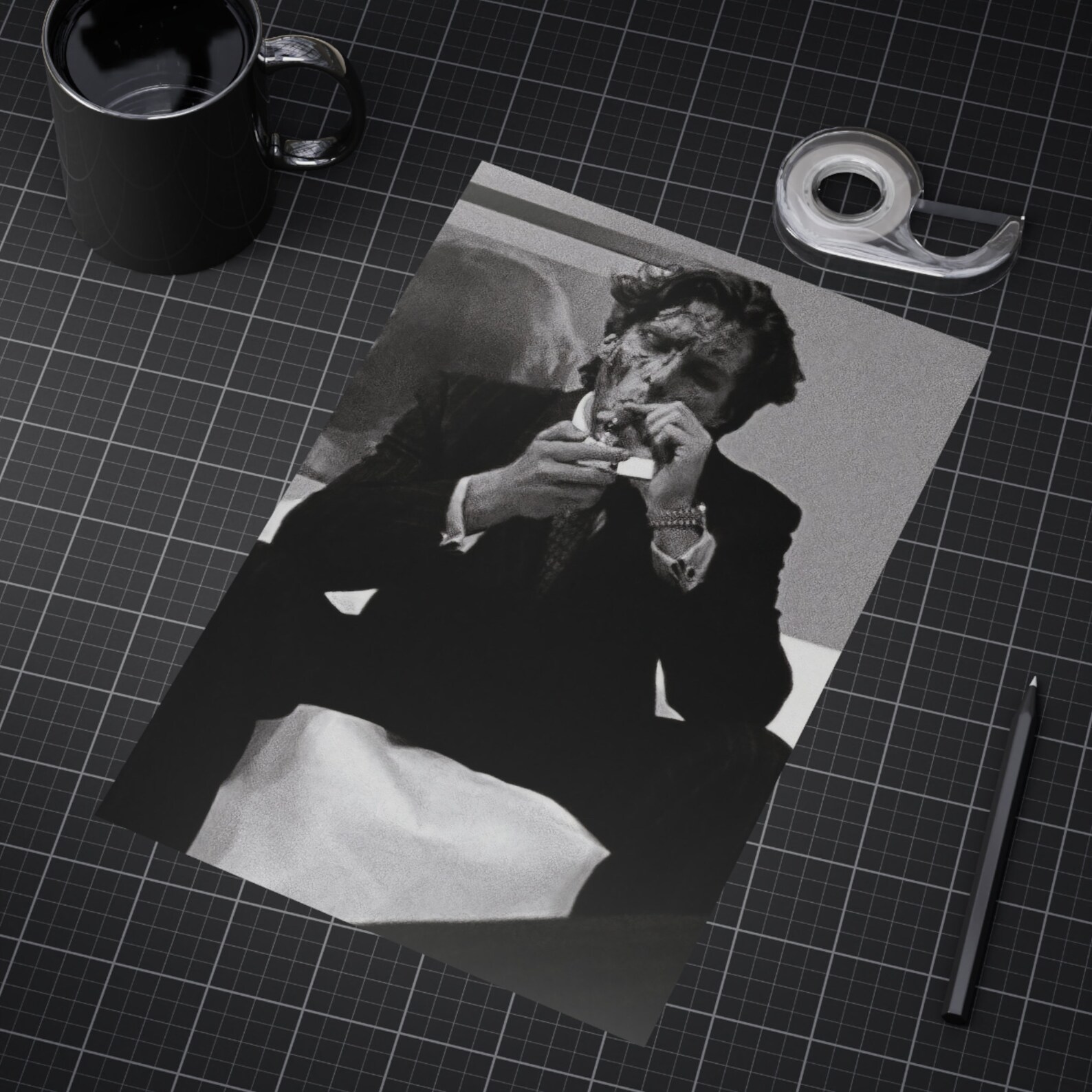 American Psycho Poster, Patrick Bateman Art Print. Vintage Poster ...