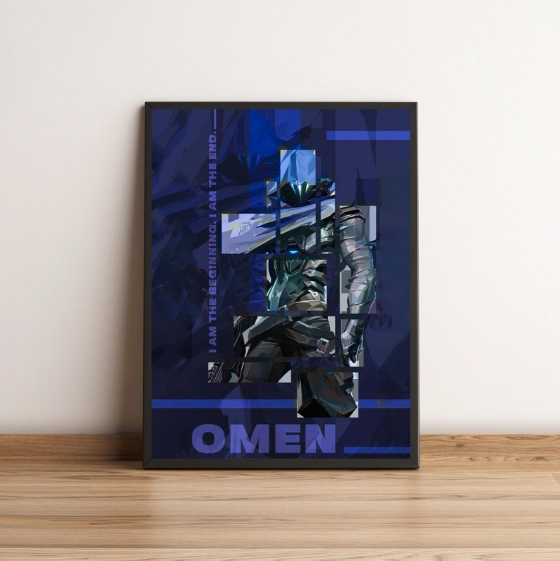 Valorant Omen Poster, Valorant Wall Art, Wall Hangings, Art Print, Omen ...