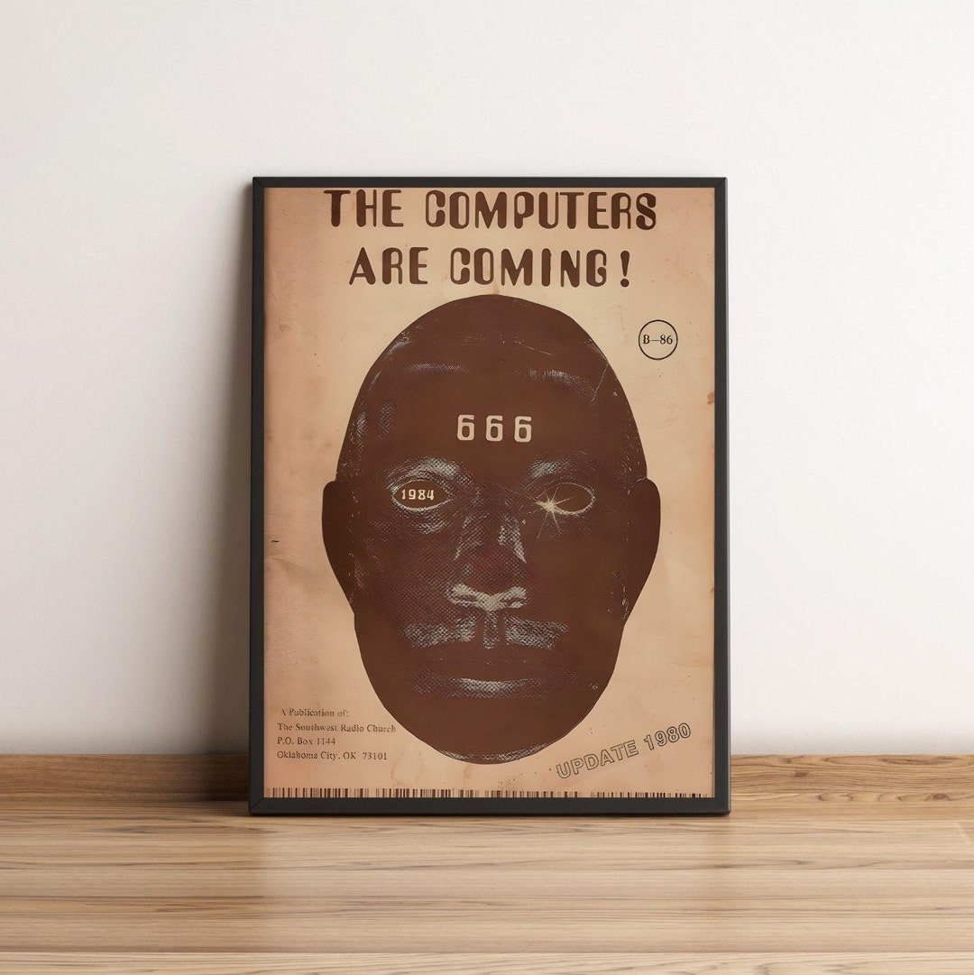 The Computers Are Coming, Vintage Poster, Retro Design Poster, Retro ...