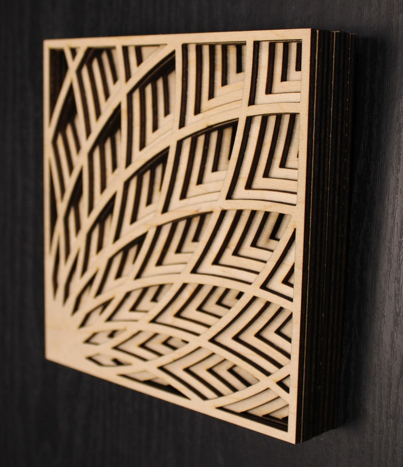 Jonathan, Wall Decor, Geometric, Multilayer - Etsy