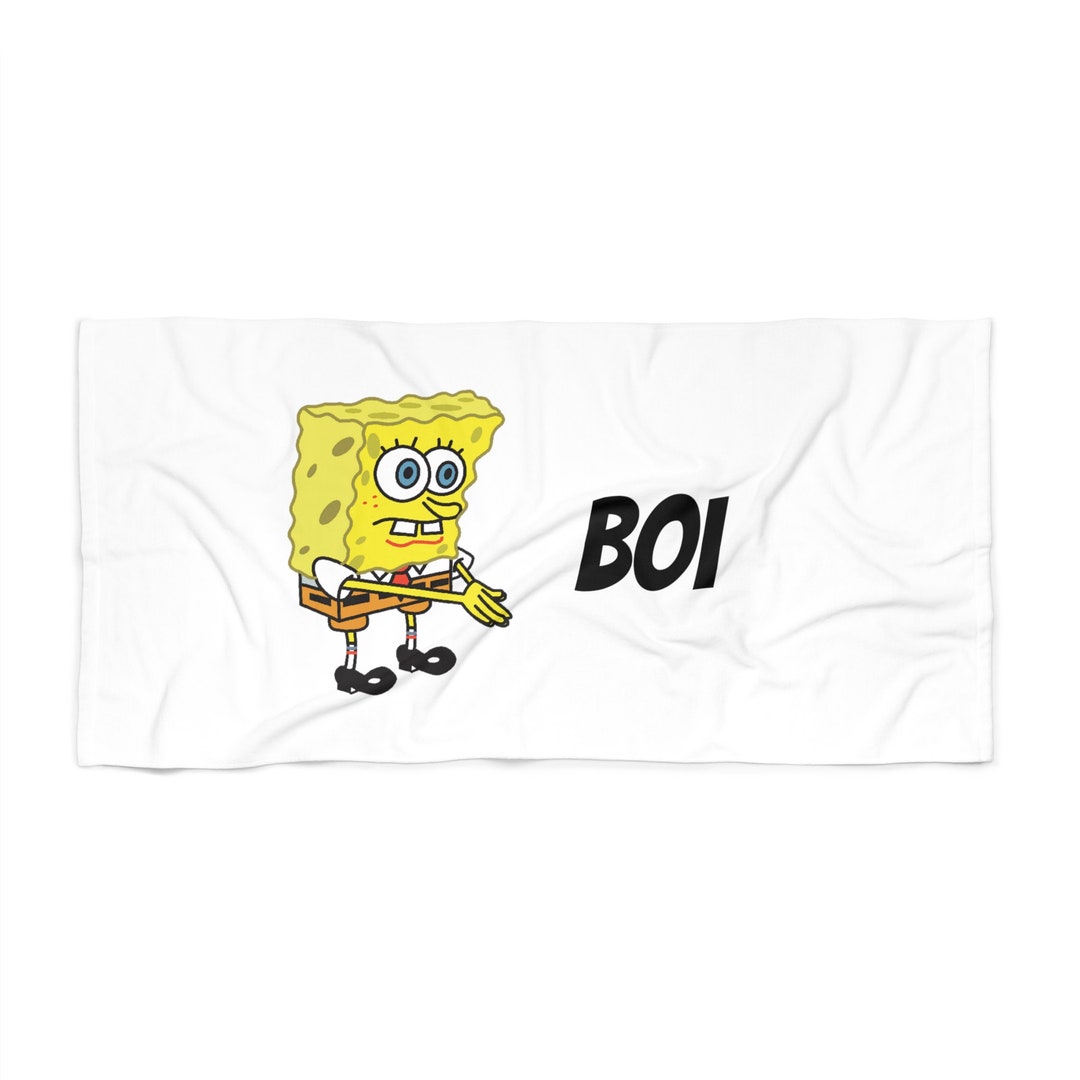 Spongebob MEME Beach Towel - Etsy