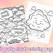 Puffy Clouds Coloring Pages, for Kids and Adults, Printable, Coloring ...