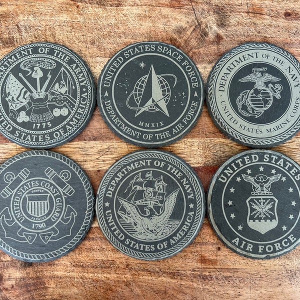 Military Coasters - Etsy