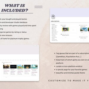 Video Game Tracker Notion Template Complete Gaming Dashboard Aesthetic ...