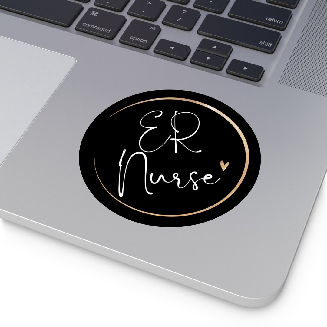 Er RN Sticker, Bottle Sticker, Nurse Sticker, Emergency Department ...