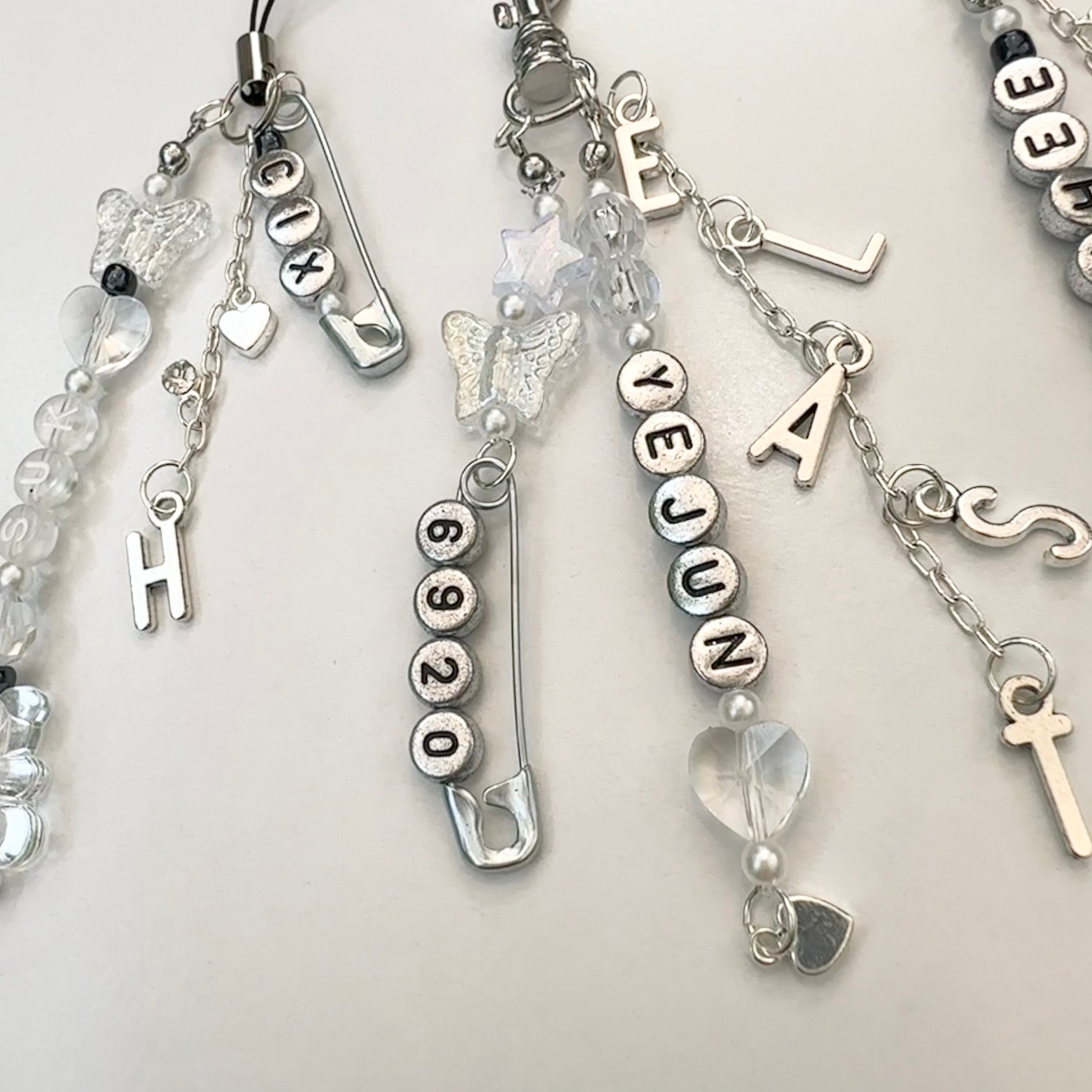 Custom Kpop Bias Keychain Kpop Metal Keychain Cute Aesthetic Accessory ...