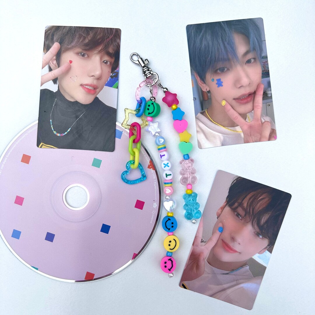 TXT Blue Hour Kpop Keychain/lightstick Charm - Etsy