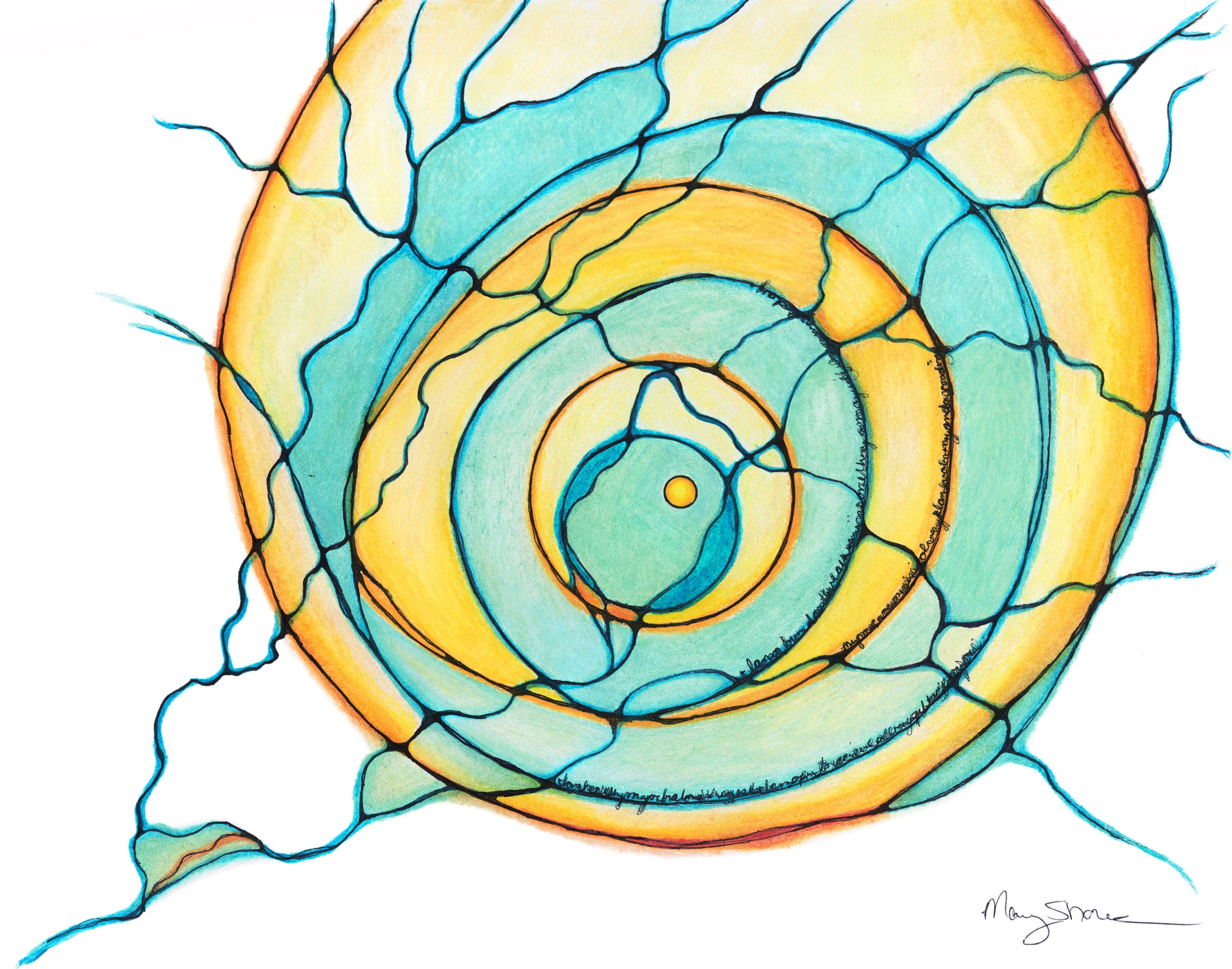 Neuro Art Calligraphy High Vibrational Intentions - Etsy