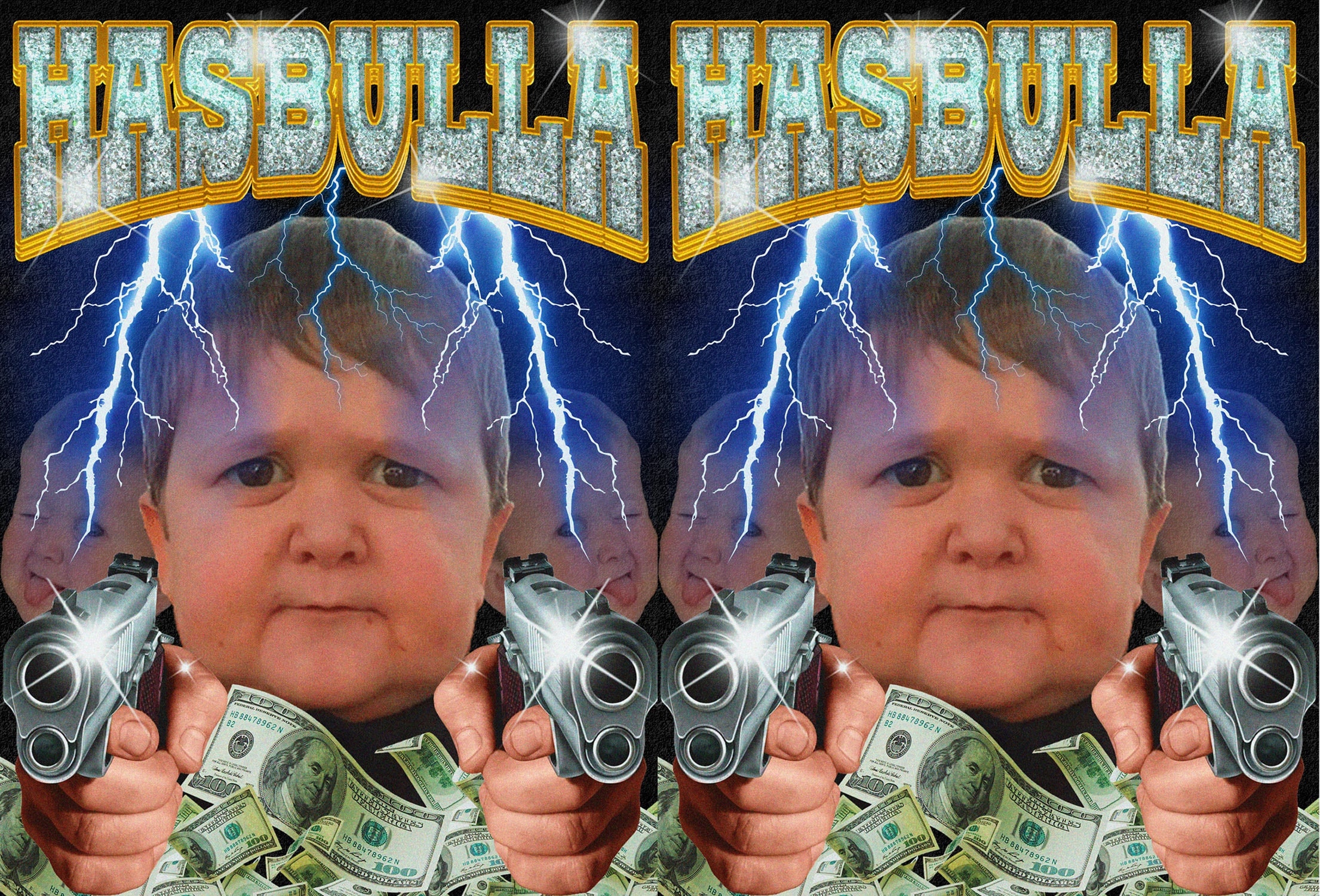 Hasbulla Gangsta PNG Diseño de alta definición sin fondo - Etsy México