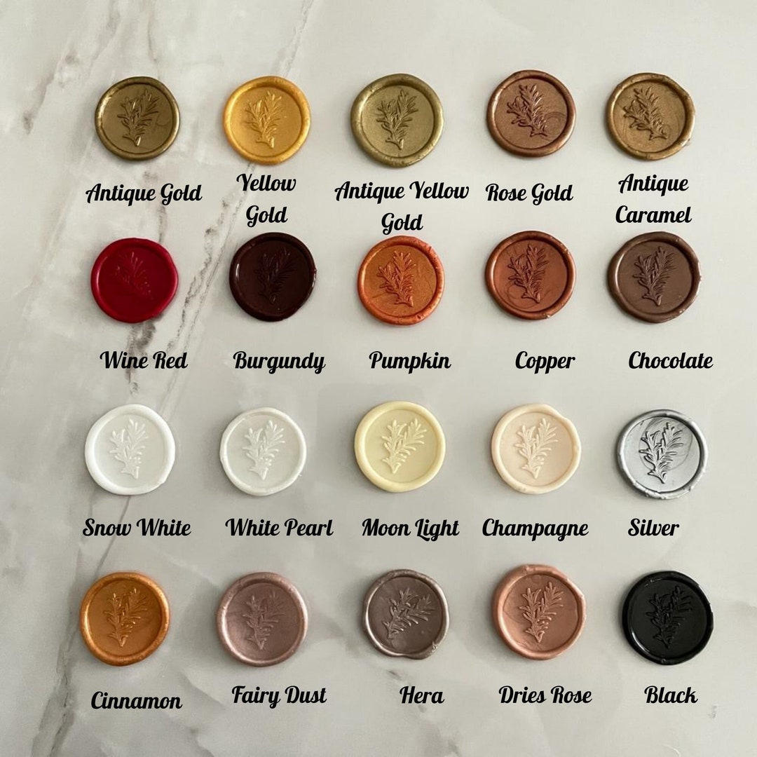 Initial Wedding Wax Sealscustom Wax Seals Stickerswedding - Etsy