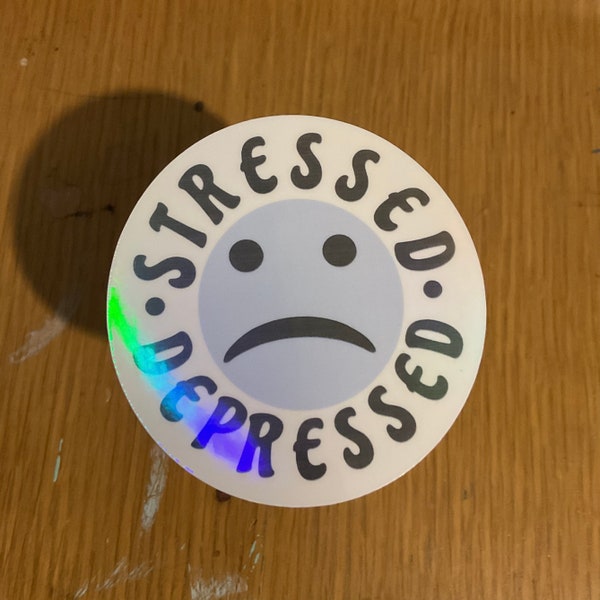 Stressed Depressed - Etsy