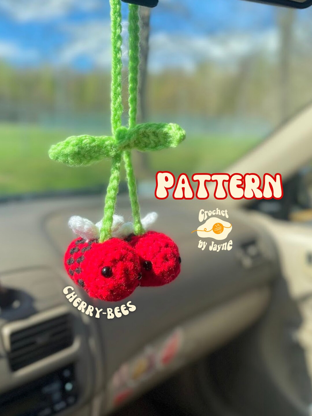 Cherry-bees Crochet PATTERN - Etsy