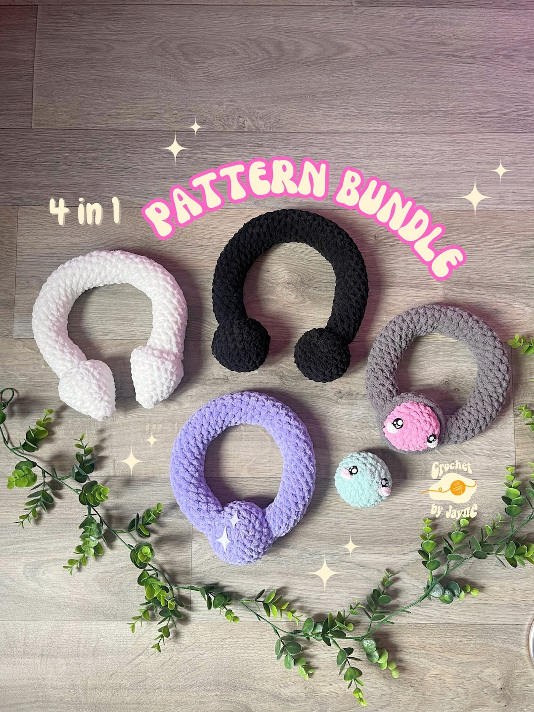 4 IN 1 BUNDLE PATTERN, Ring Piercings Crochet Patterns, 2 Captive Bead ...