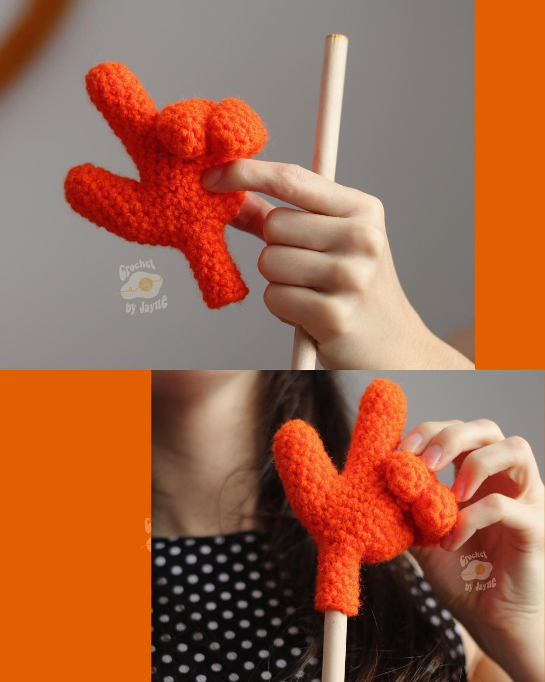CROCHET PATTERN Pointer Finger, Custom Hand Gesture. - Etsy